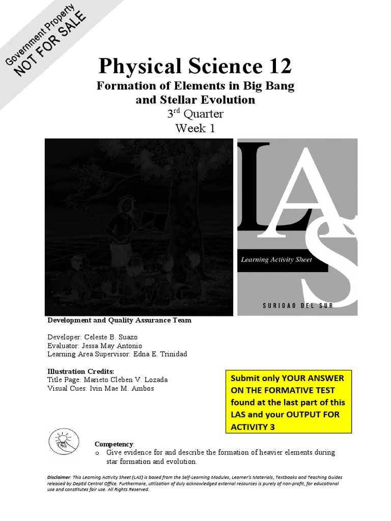 LAS Physical-Science Week-1 | PDF | Chemical Elements | Nuclear Physics