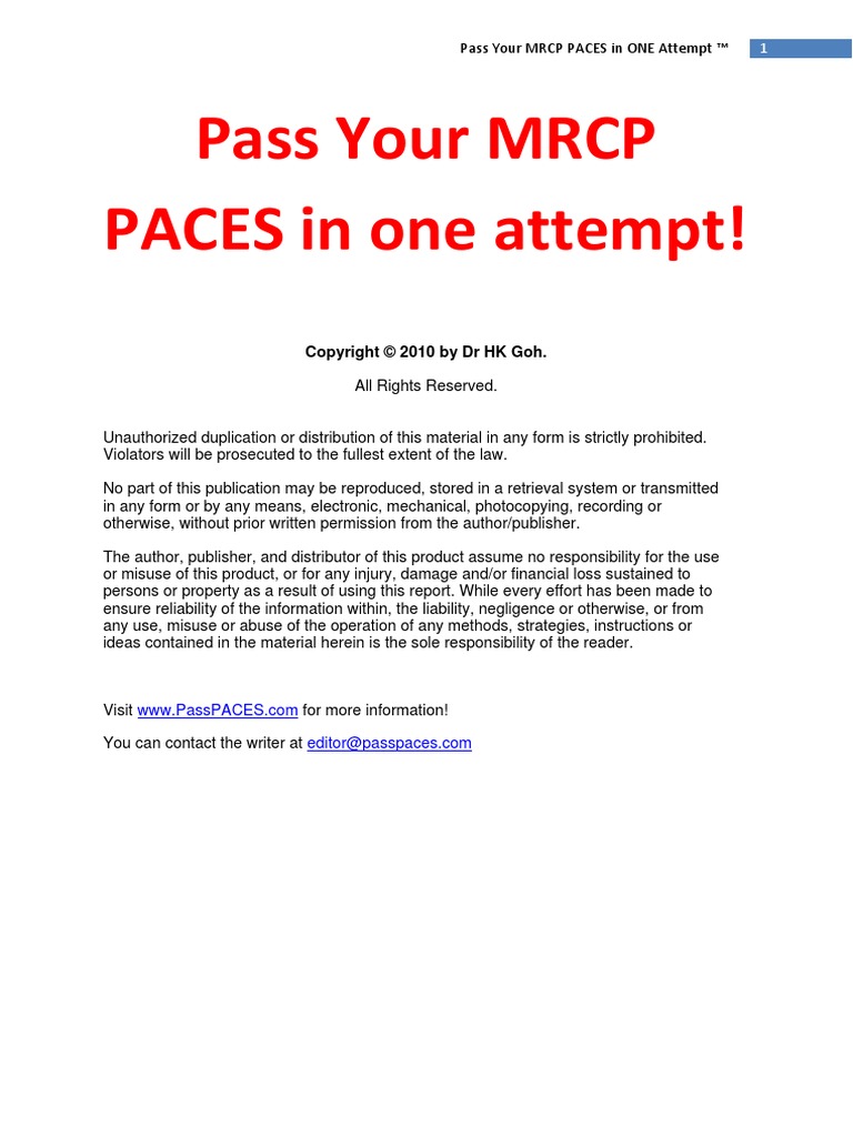 Pass PACES in Single Attempt | PDF | Heart Valve | Heart