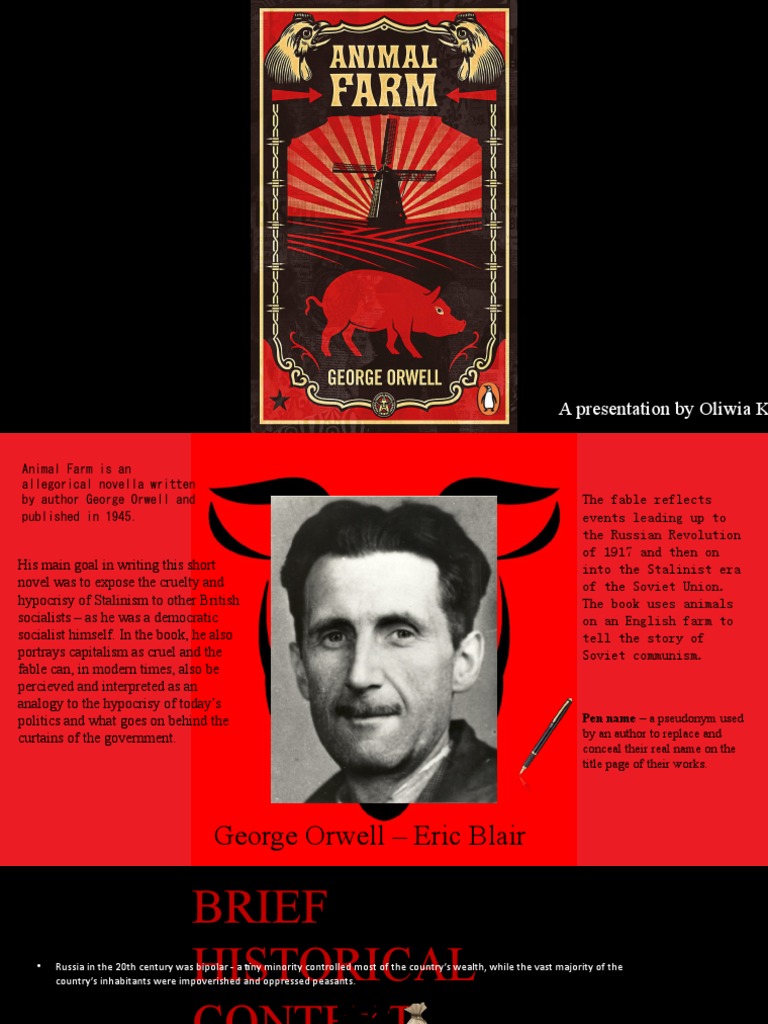 Animal Farm Presentation | PDF | Communism | Russian Revolution