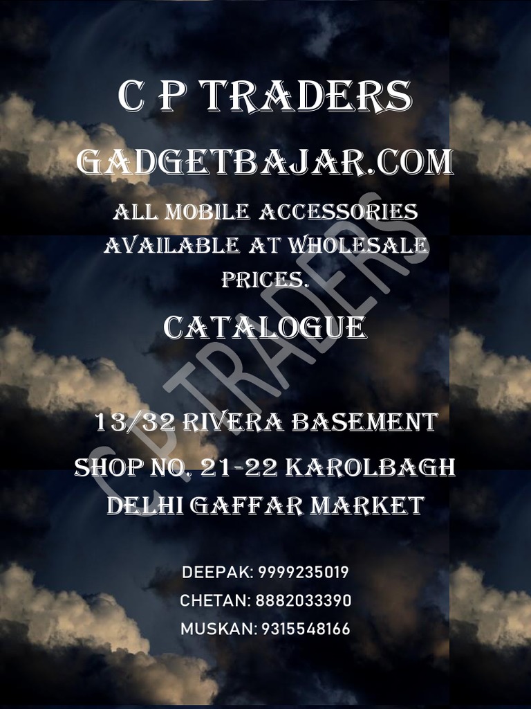 Traders Catalogue | PDF | Headphones | Battery Charger