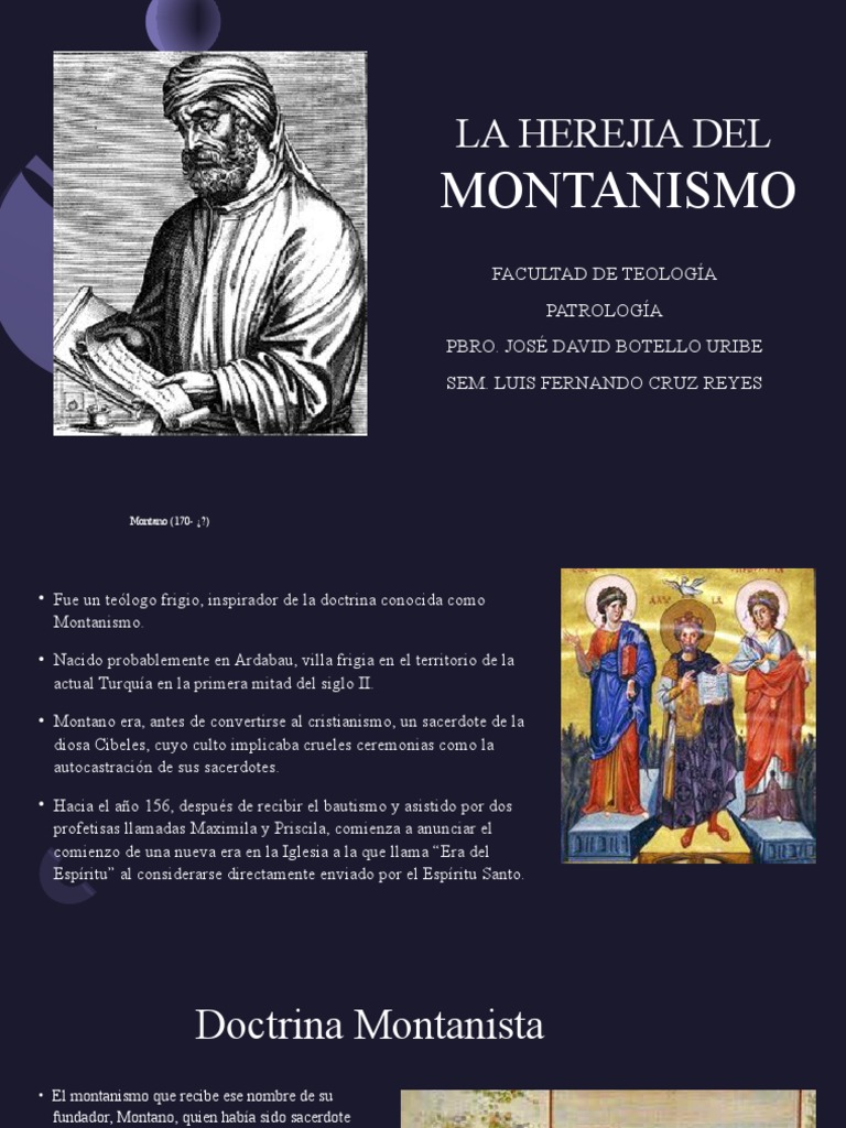 El Montanismo | PDF | espíritu Santo | Sacerdote