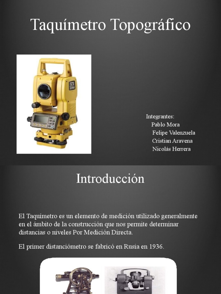 Taquimetro | PDF | Filosofía natural | Metrología