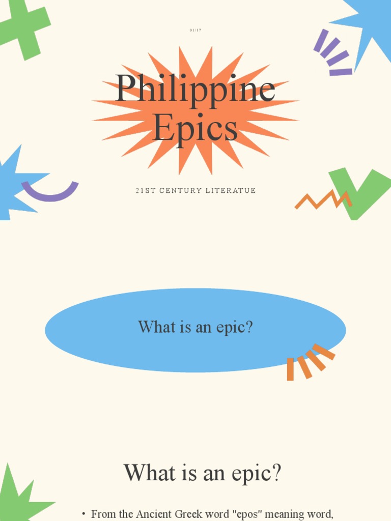 Philippine Epics: 21St Century Literatue | PDF