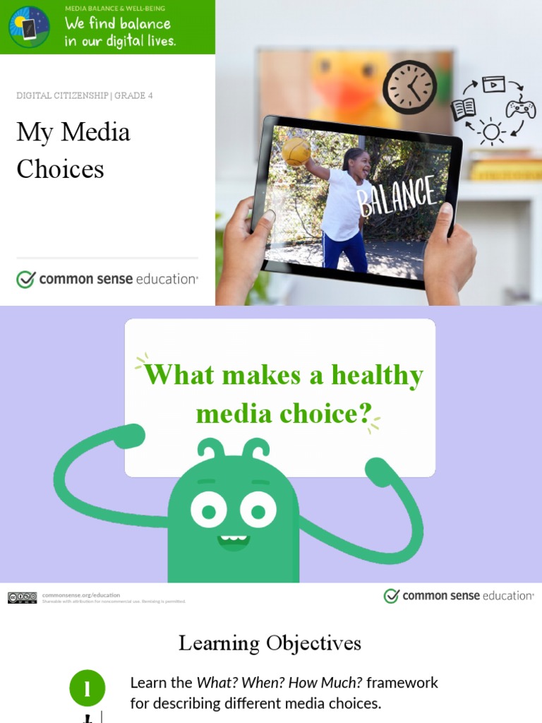 Defining Healthy Media Balance | PDF | Vocabulary | Communication