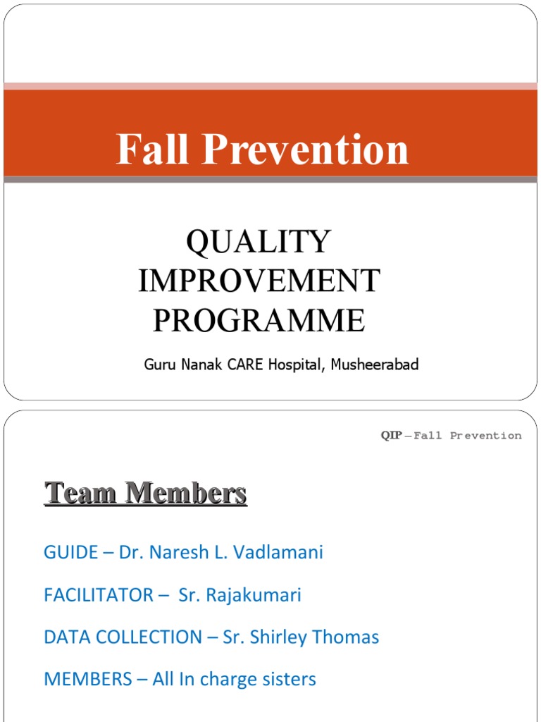 Qip Fall Prevention | PDF | Patient | Risk