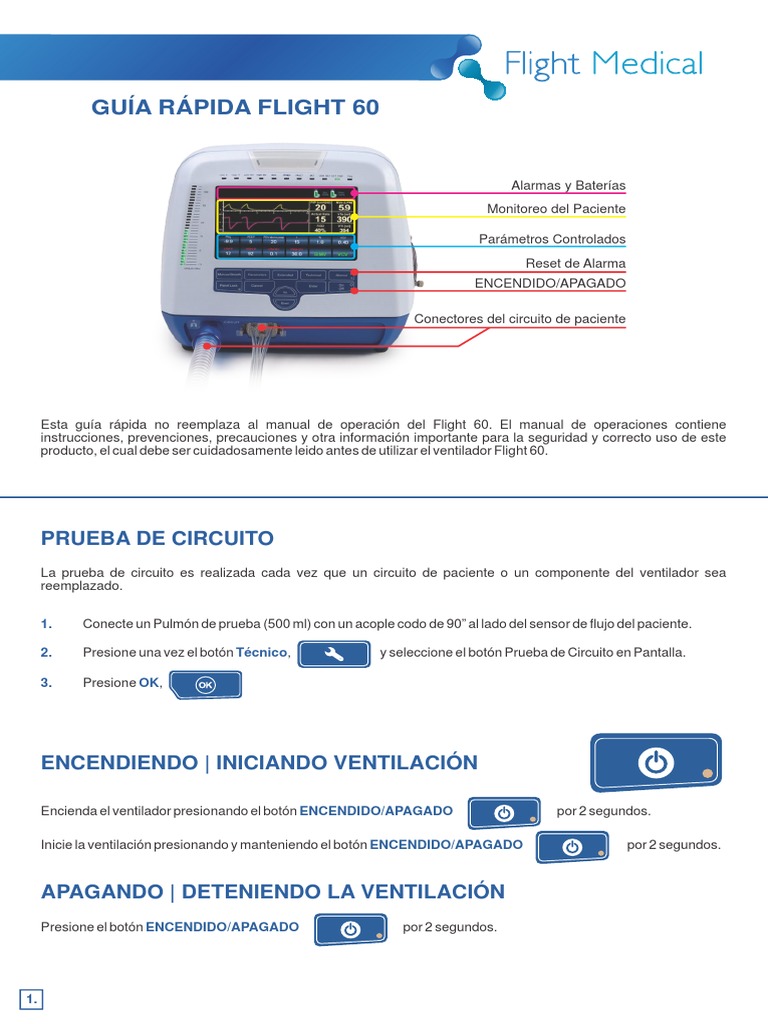 Ventilador - Flight 60 | PDF