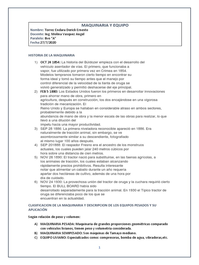 Torrez Endara Derick Ernesto 5986819LP | PDF | Camión | Tractor
