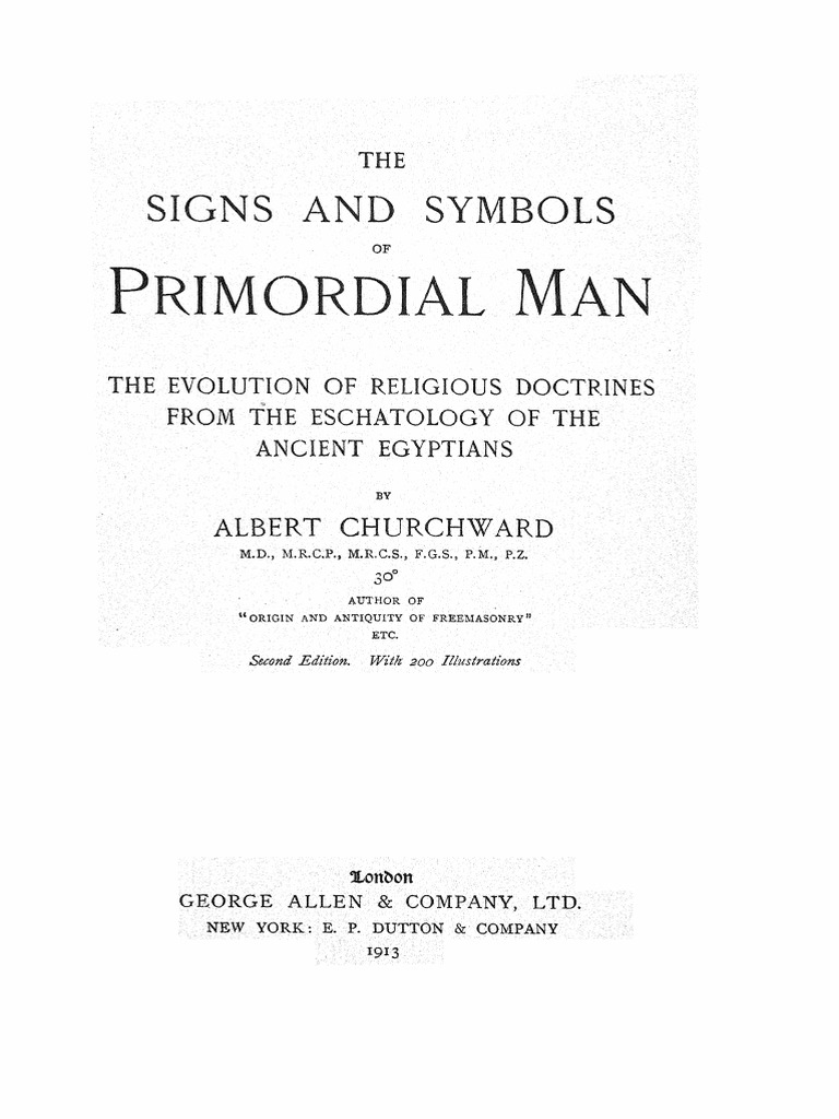 The Signs and Symbols of Primordial Man | PDF
