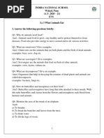 CLASS 3 SCIENCE CHAPTER 3 BIRDS Mrs. Geetarani Das | PDF | Birds | Feather