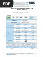 Standard Operating Procedure For Ahu Start & Stop | PDF