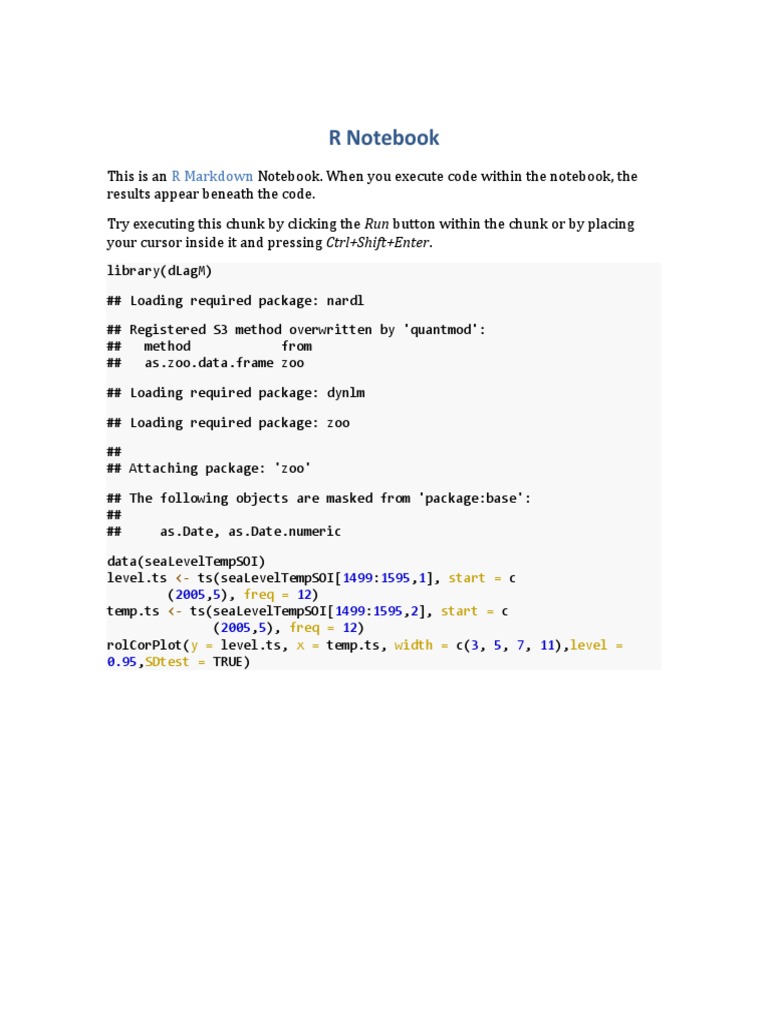 R Notebook | PDF | Errors And Residuals | Coefficient Of Determination