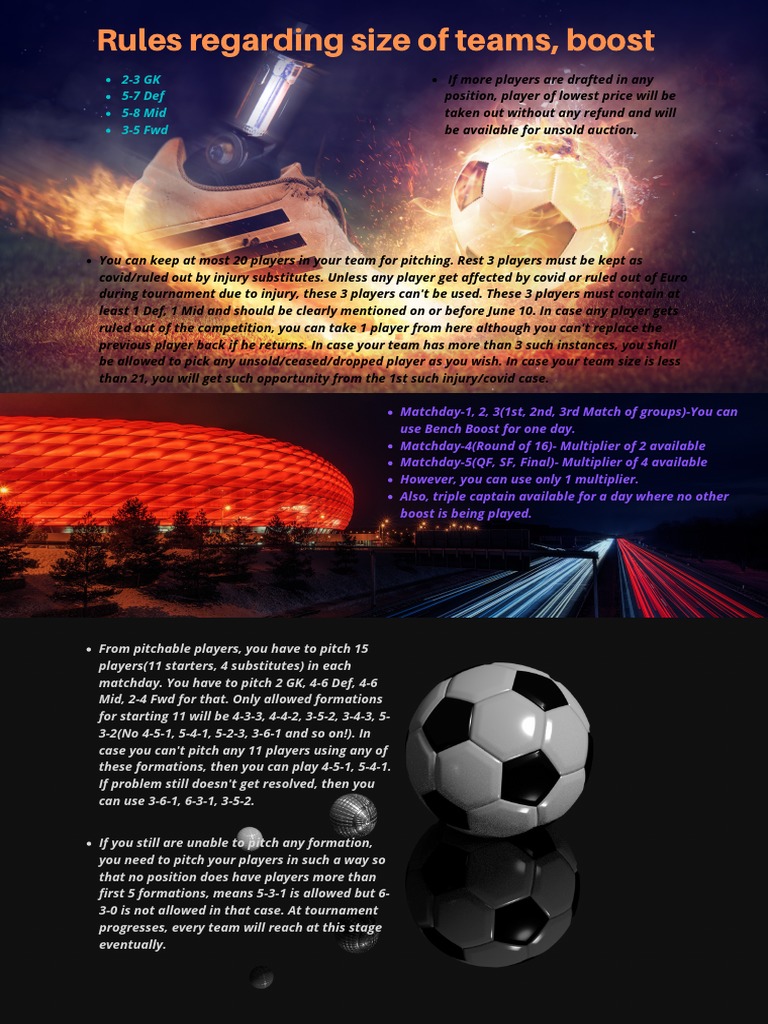 Football Team Recruitment Rules | PDF | Sports