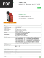 XPSUAF13AP Safety Module Overview | PDF | Relay | Switch