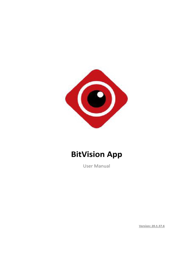 BitVision App User Manual | PDF | Ios | Screenshot