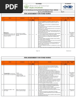 Roof Work Risk Assessments | PDF | Risk Assessment | Hazards