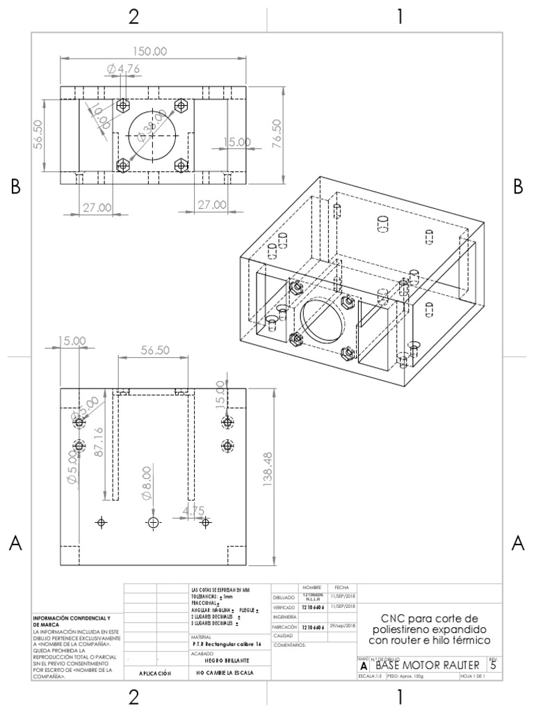 Planos CNC PDF | PDF | Química