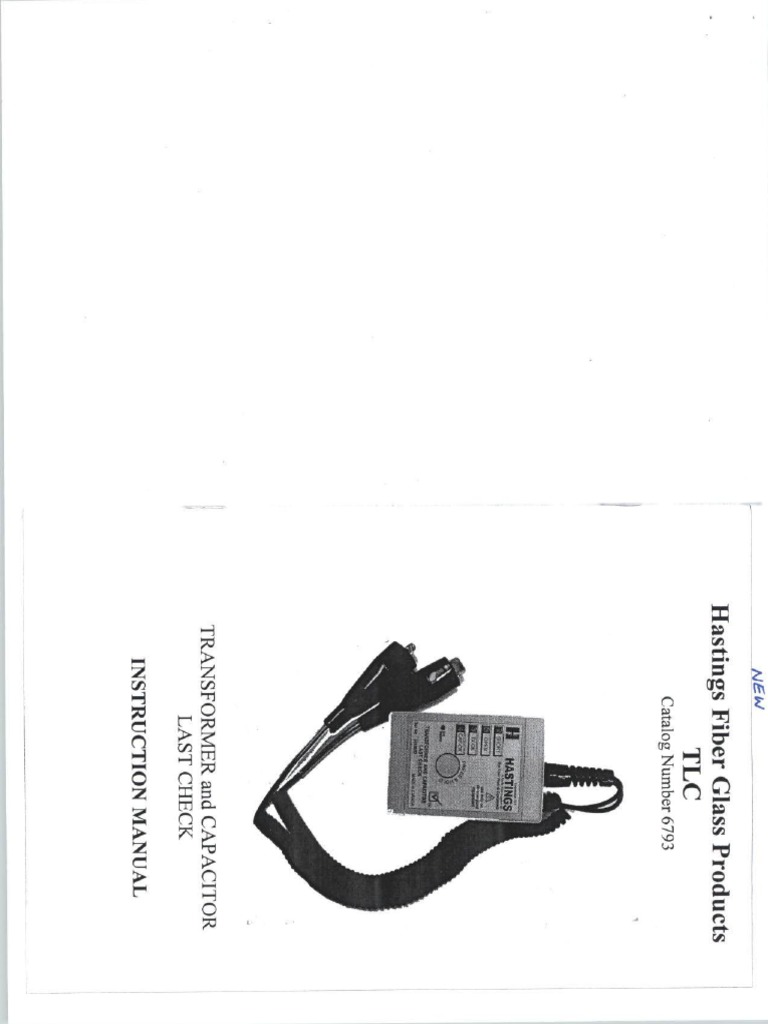 6793 Instruction Manual | PDF
