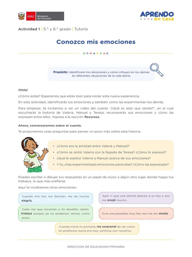 Conociendo y Expresando Emociones | PDF | Las emociones