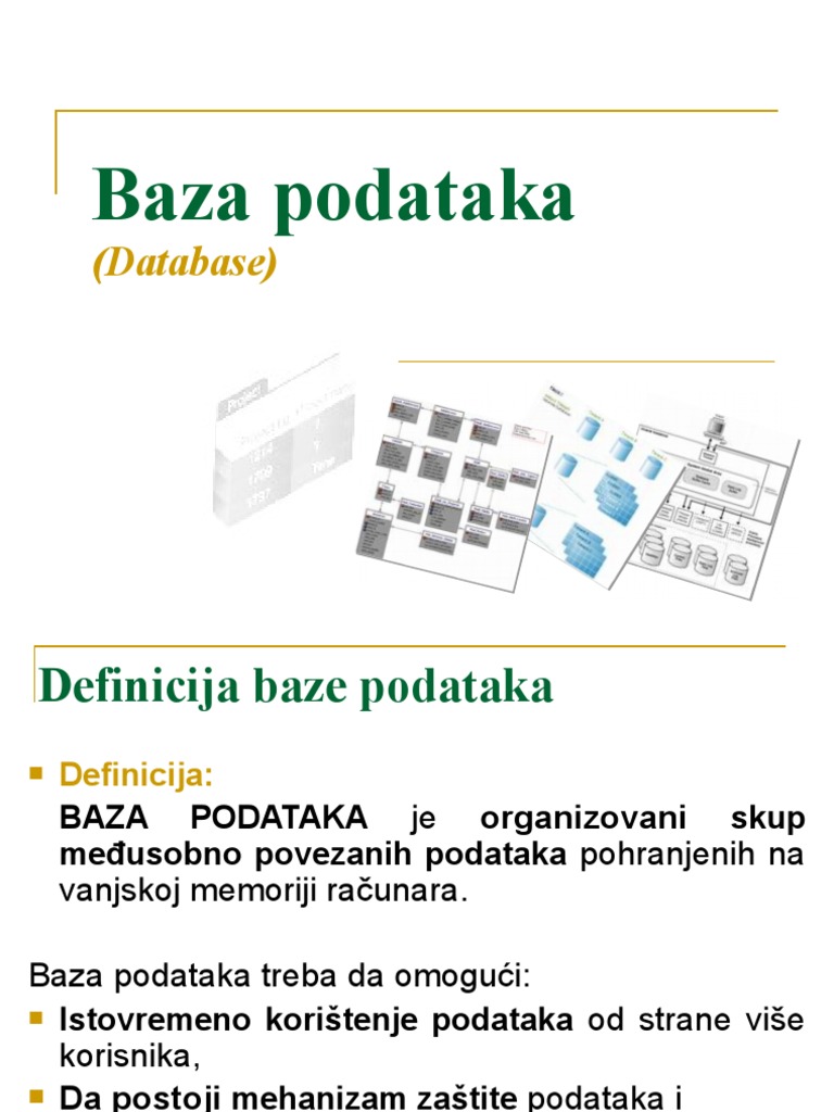Baze Podataka | PDF