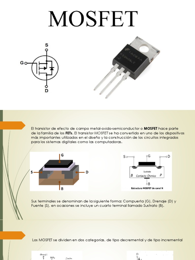 Transistor Mosfet | PDF