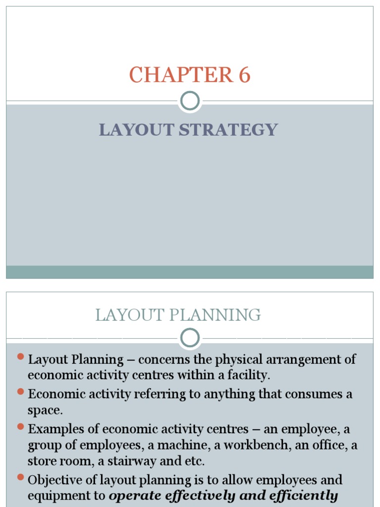CHAPTER 6 - Layout Strategy | PDF | Retail | Economies