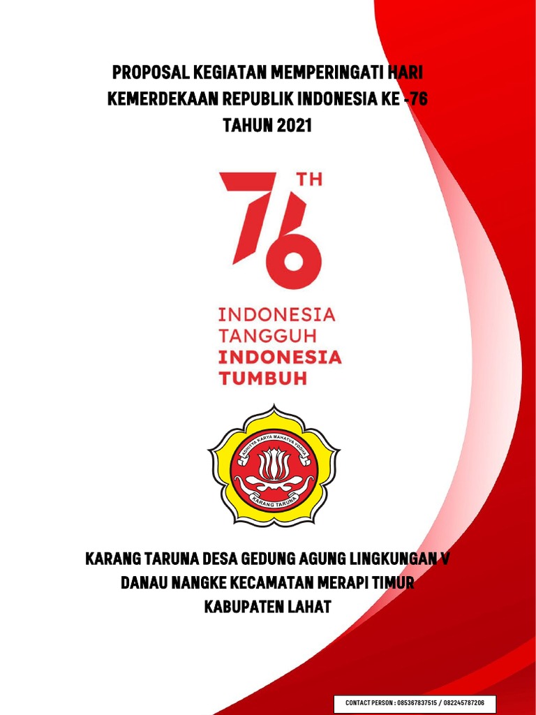 Cover Depan Proposal 17 Agustus | PDF