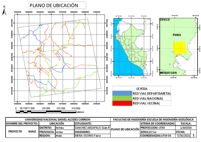 Proyecto Shale Plano de Ubicación | PDF