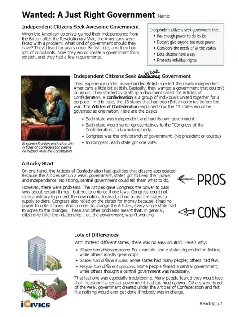 Just Right Govt - StudentDocs | PDF | American Government | United ...