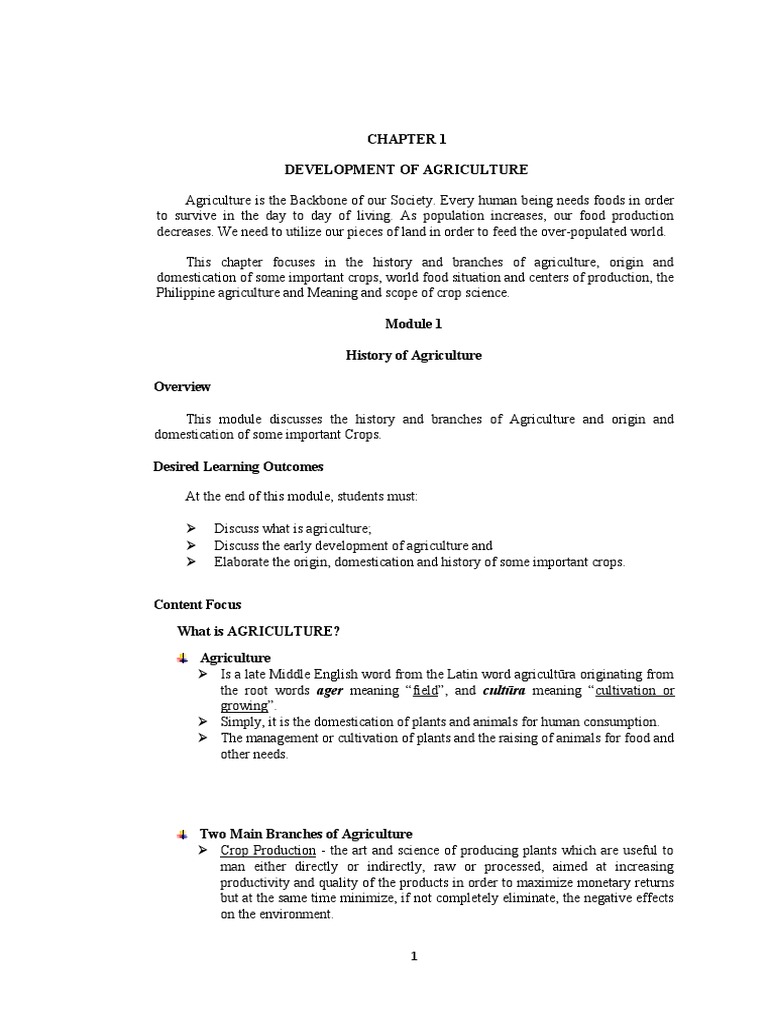 Principles of Crop Production | PDF | Food Security | Agriculture