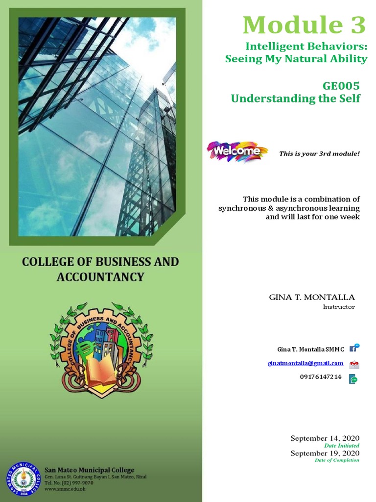 Module 3 GE005 UTS | PDF | Intelligence | Creativity