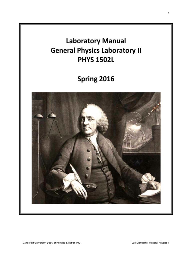PHYS 2 Lab Manual Complete | PDF | Optics | Electric Charge