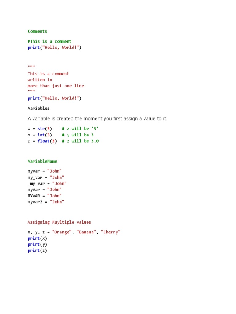 Print: "Hello, World!" | PDF | Integer (Computer Science) | Boolean Data Type