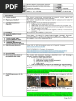Lesson Plan in Projectile Motion | PDF | Physics | Mechanical Engineering