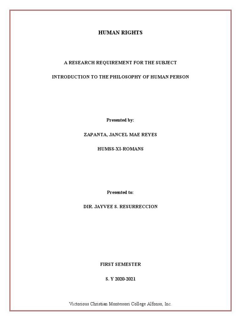 Human Rights Research | Download Free PDF | Human Rights | Rights