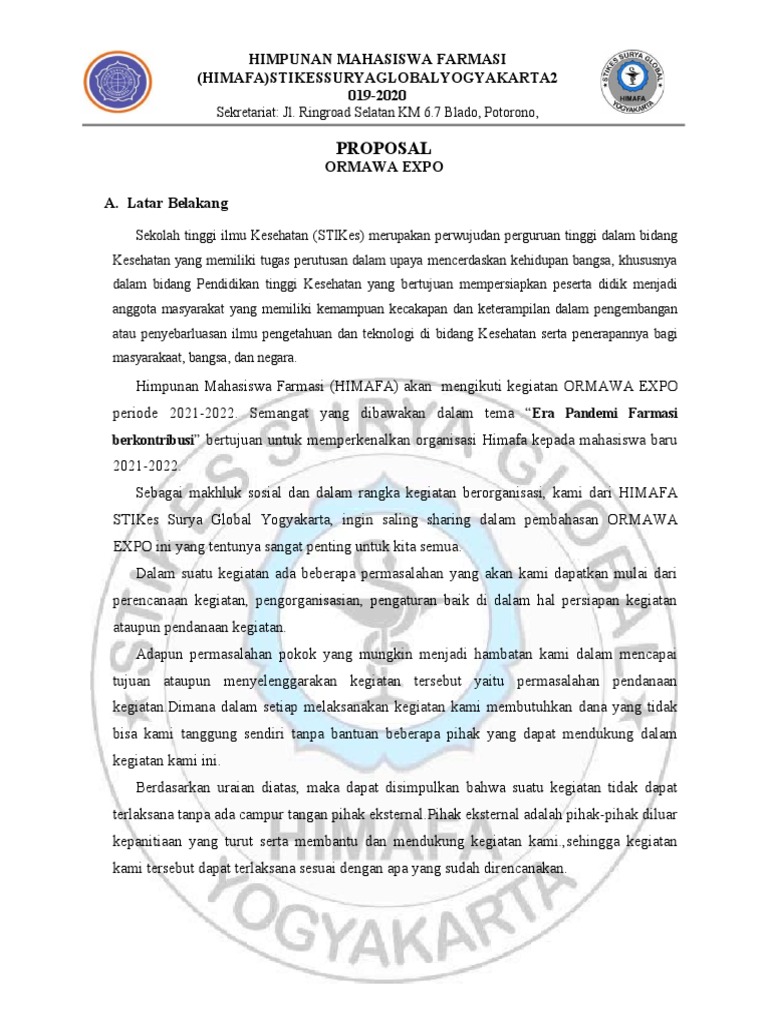 ORMAWA EXPO HIMAFA 2021-2022 | PDF