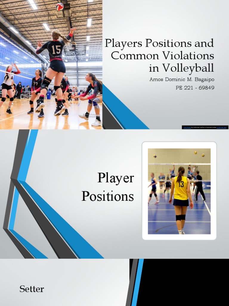 Volleyball Positions and Violations Guide | PDF | Volleyball | Sports