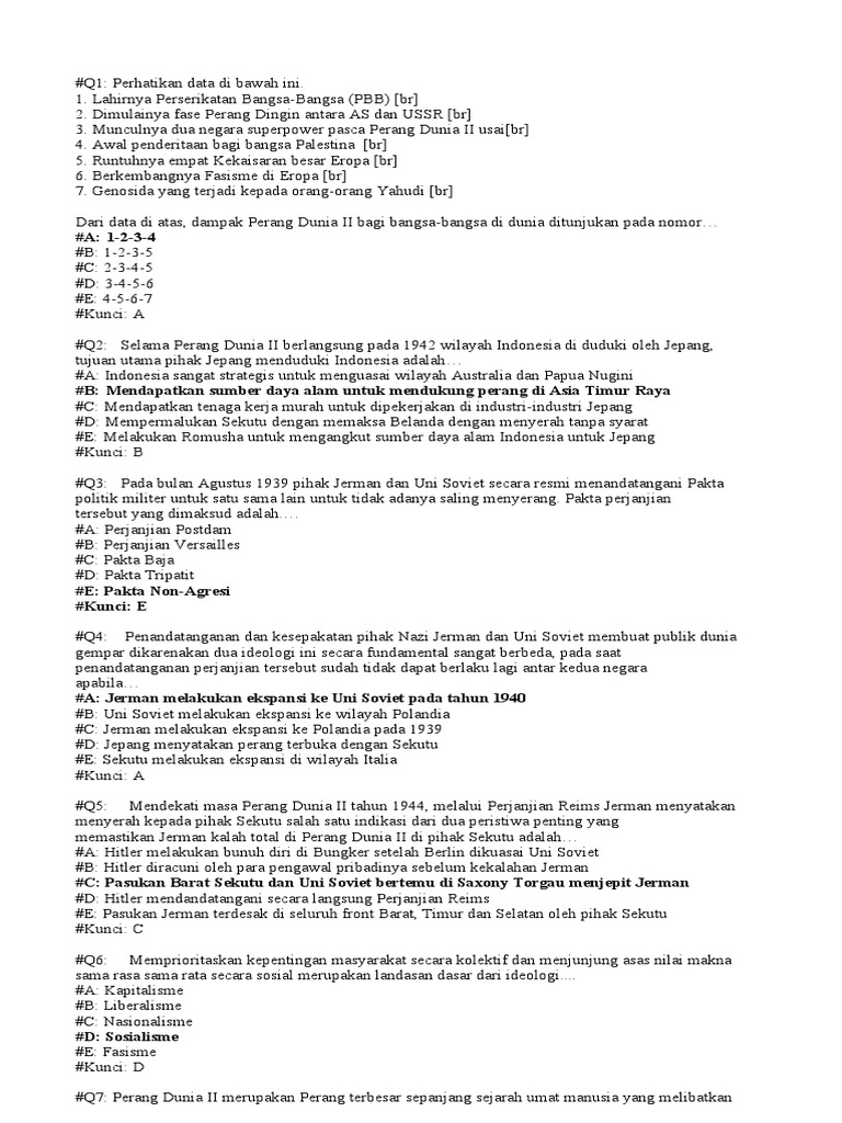 Sejarah Minat XI IPS PTS | PDF