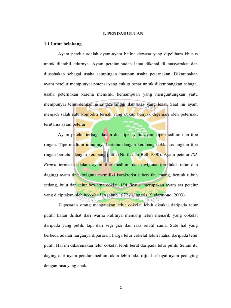 Bab Pendahuluan | PDF