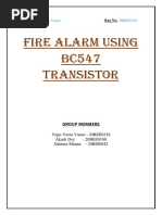 Student Fire Alarm Project | PDF | Electrical Resistance And Conductance | Electricity