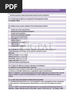 Pharmaceutical Interview Questions | PDF | Verification And Validation ...
