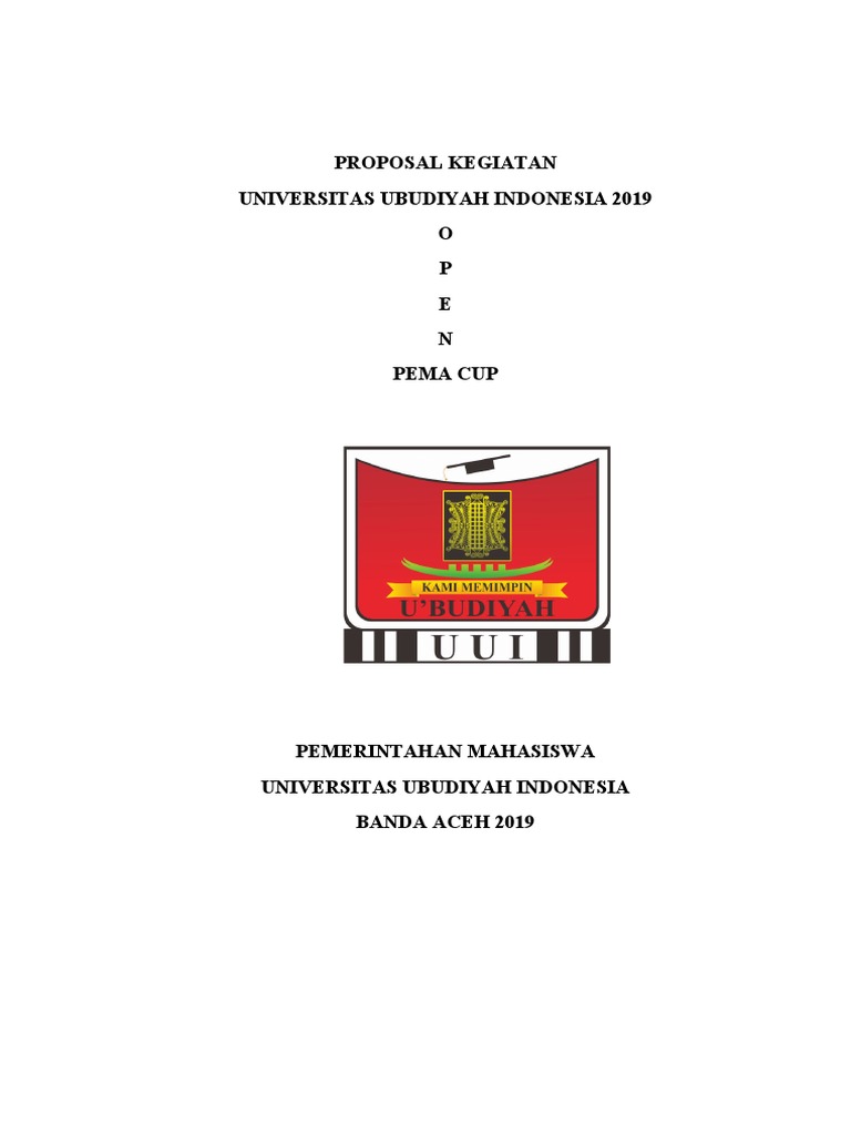 Proposal PEMA CUP | PDF