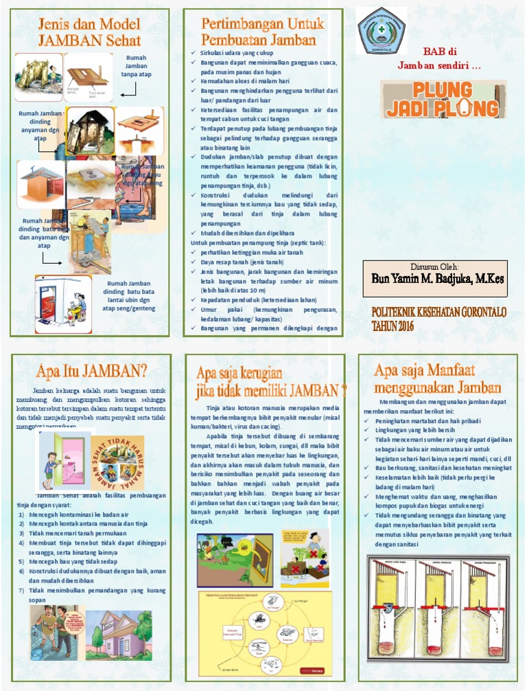 Leaflet Jamban Sehat | PDF