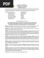 Resolution Realignment Sample Format | PDF | Philippines