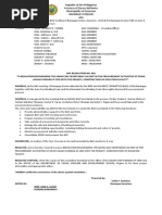 Resolution Realignment Sample Format | PDF | Philippines