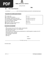 TCS India Process - Separation Kit | PDF | Pension | Personal Finance