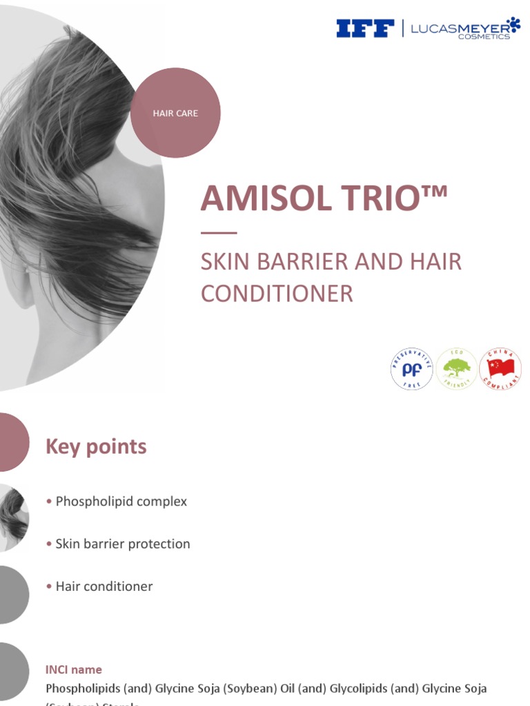 Amisol Trio™: Skin Barrier and Hair Conditioner | PDF | Shampoo