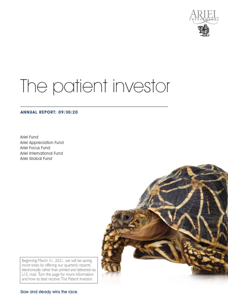 Ariel Investment Trust Annual Report 093020 | PDF | Stock Market Index ...