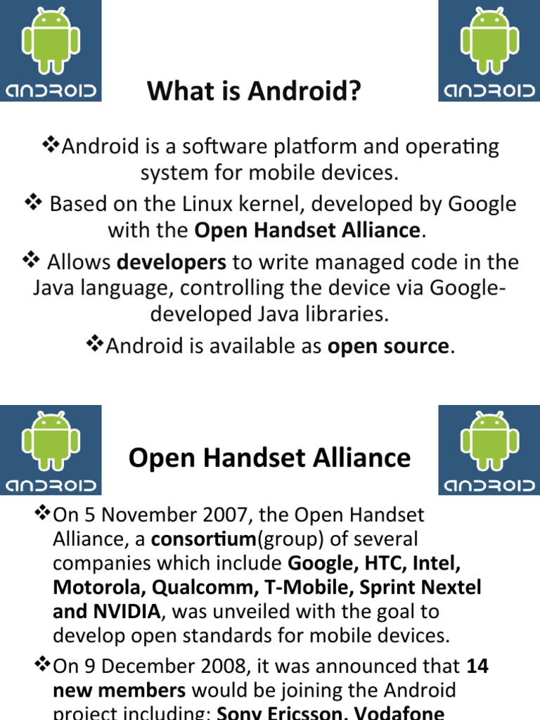 What Is Android? | PDF | Android (Operating System) | Application Software