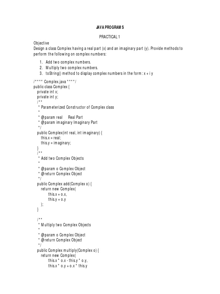 Programming In Java Week8 Pdf Method Computer Programming Constructor Object Oriented 