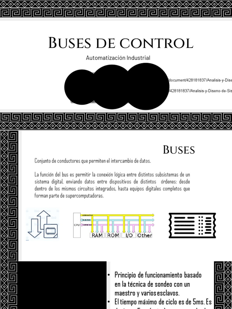 Funciones de los Buses de Control | PDF | Red de computadoras ...